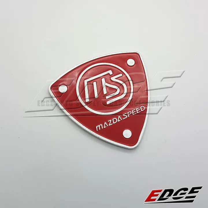 Emblem - MAZDASPEED Badge - Aluminum - Red - 5.7x5.8cm // mazda speed ...