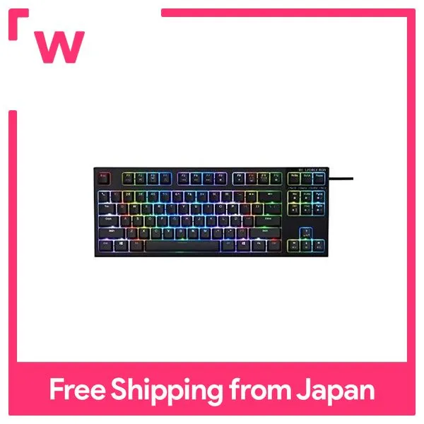 Topre RealForce RealForce Gaming Board รูปแบบภาษาอังกฤษพร้อมไฟ LED แบ็ค ...