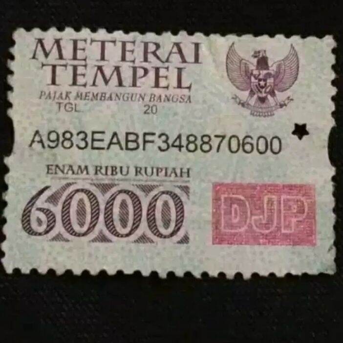 TFLZM-019A KOLEKSIAN MATERAI JADULAN/MATERAI KUNO Rp 6000 TAHUN 2010 ...