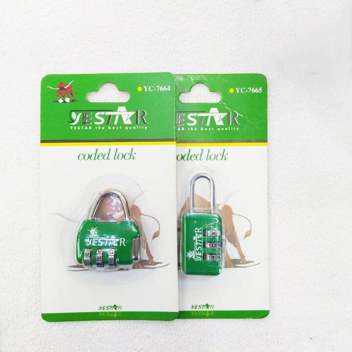 YESTAR ADJUSTABLE CODED LOCK | Lazada PH