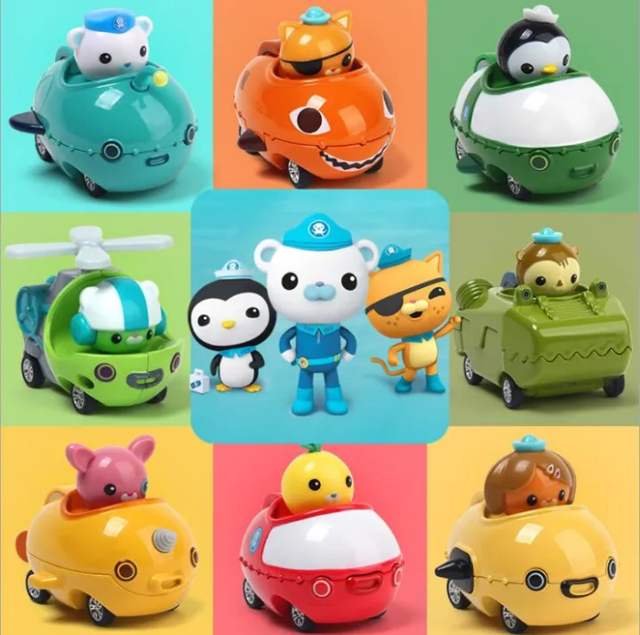 ของเล่นเด็ก Mini Octonauts ดึงกลับรถรูปของเล่น Barnacles Peso ...