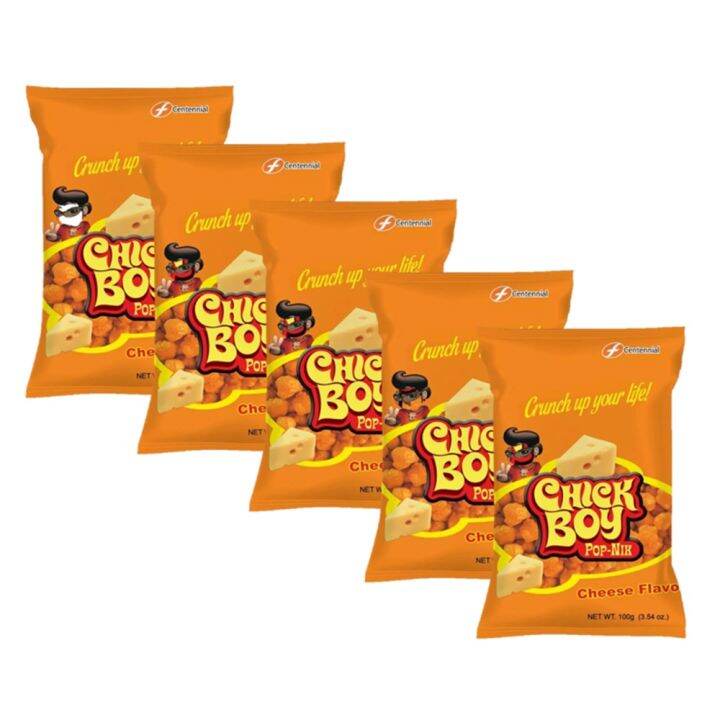 Chickboy Pop-nik Cheese Flavor 100g x 5 | Lazada PH