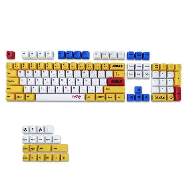 Keycaps PBT Dye-Sublimated Gaoda Theme for Filco/DUCK/Ikbc MX Switch ...