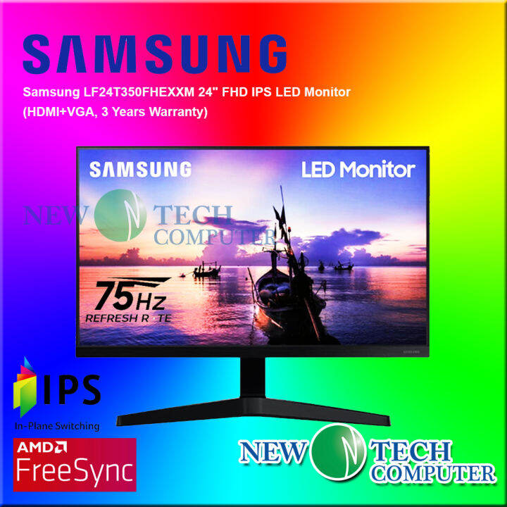 SAMSUNG 27" / 24" LED FLAT IPS 75HZ Gaming Monitor (IPS-FHD-5MS-VGA ...