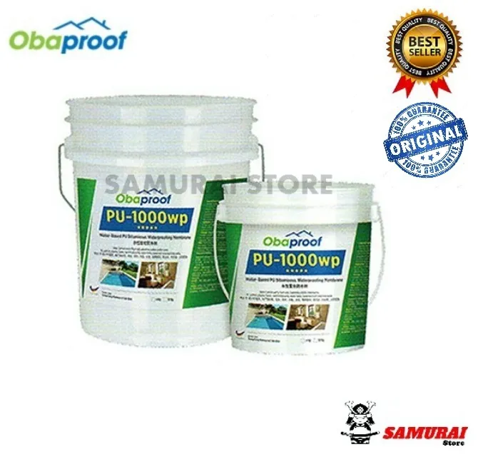 18kg Obaproof PU-1000WP Water-Based PU Bituminous Waterproofing ...