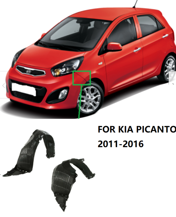 FOR KIA PICANTO 2011 2012 2013 2014 2015 2016 2017 Front Fender Liner ...