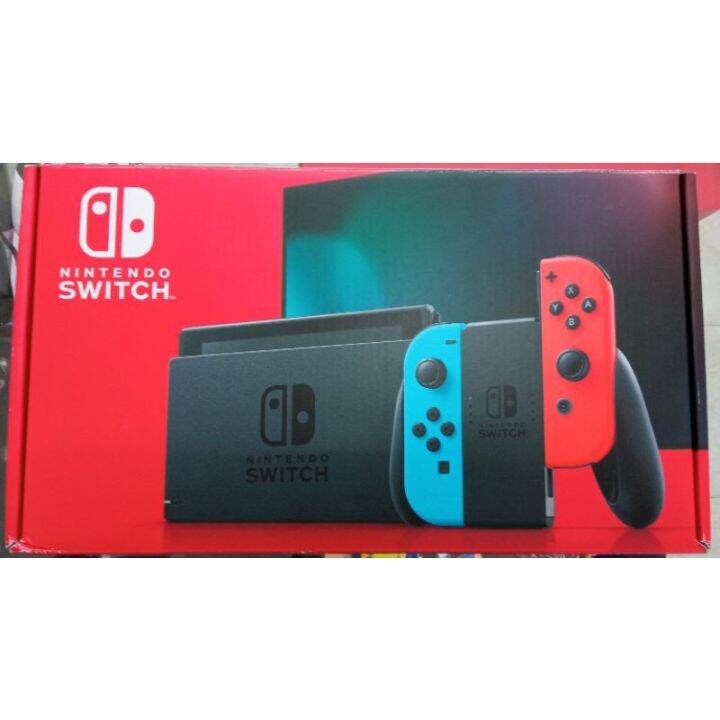 มือสอง Nintendo switch Version 2 กล่องแดง สภาพดี ใช้งานได้ปกติ อุปกรณ์ ...