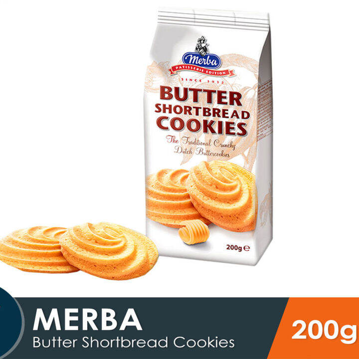 Merba Butter Shortbread Cookies 200g | Lazada PH