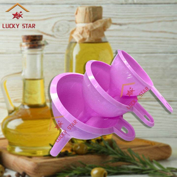 3Pcs Plastic Oil Funnel / Plastic Funnel / Imbudo / LUCKY STAR | Lazada PH