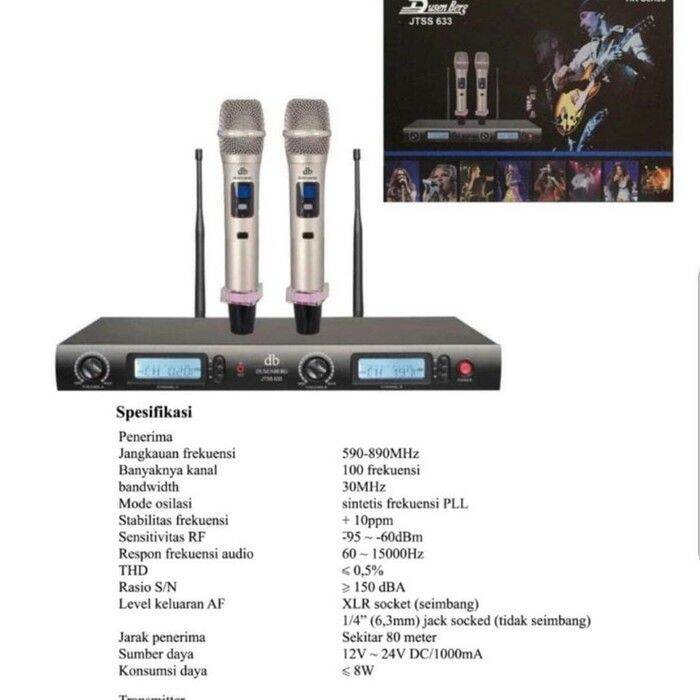 Mic Wireless Dusenberg JTSS 633 HK ORIGINAL GARANSI 2 TAHUN | Lazada Indonesia