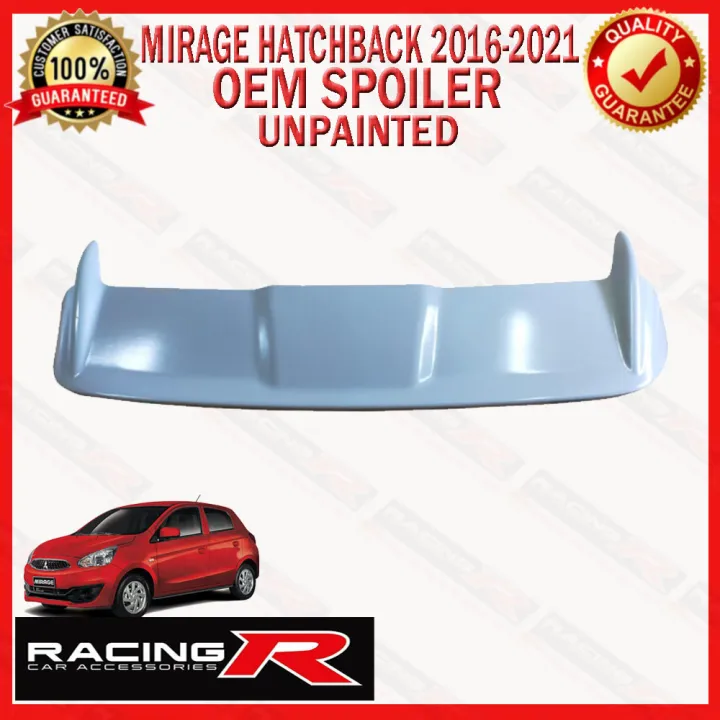 Mitsubishi Mirage Hatchback 2016 to 2023 OEM Spoiler with Brake Light ...