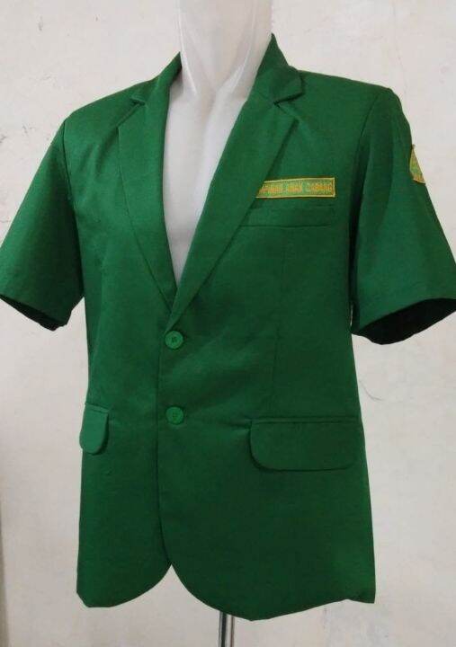 Jas ansor model kancing 2 lengan pendek -jas nu- jas almamater-jas ...