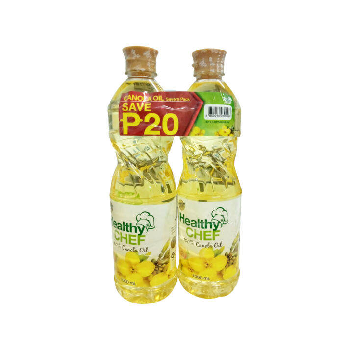 Healthy Chef Canola Oil 1L x 2 | Lazada PH