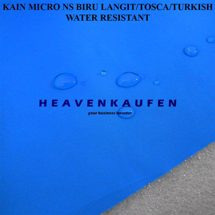 Kain Parasut Micro Mikro NS Warna Biru Langit / Biru Turkish Water ...