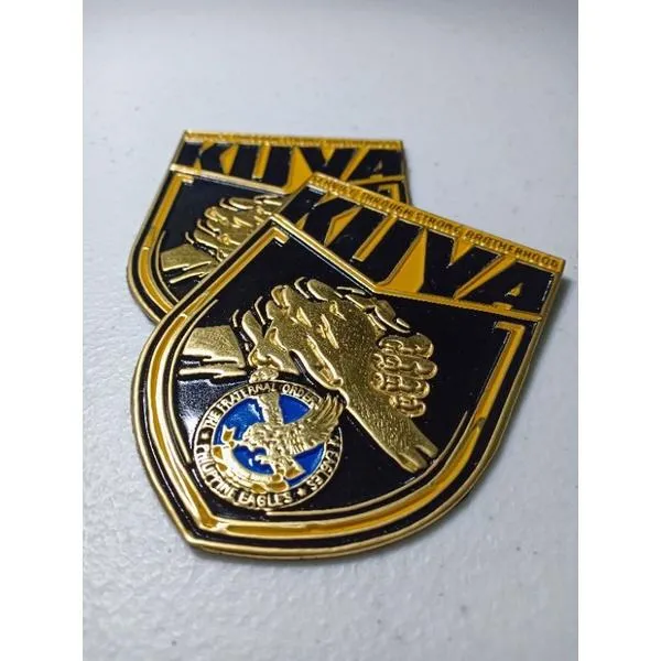 motorcycle stickers motorcycle logo KUYA Eagles Emblem Shakehands ...