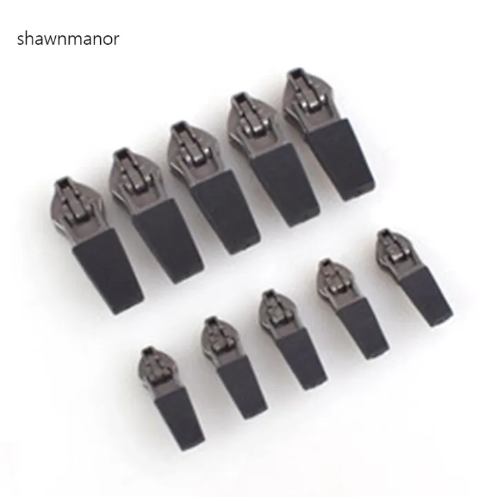 3 5 10pcs Black Anti loading Waterproof Zipper Sliders Reverse ...