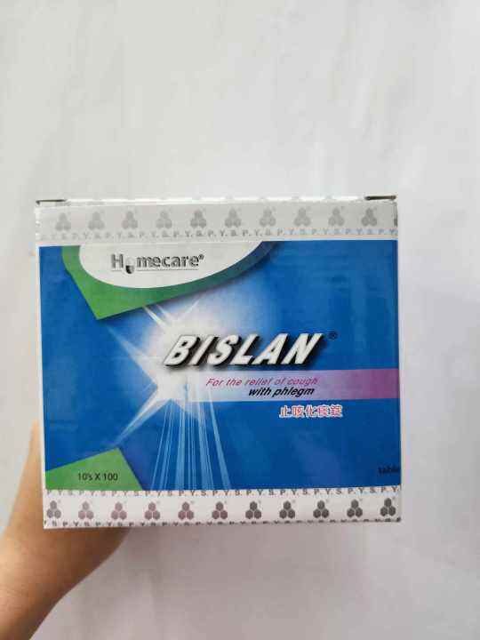 YSP BISLAN TAB BROMHEXINE 8MG 100STP/BOX | Lazada