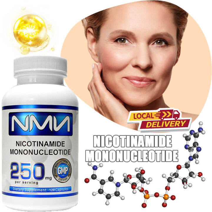 Stabilized form of NMN Nicotinamide Mononucleotide NAD+ supplement paired perfectly with Trans ...