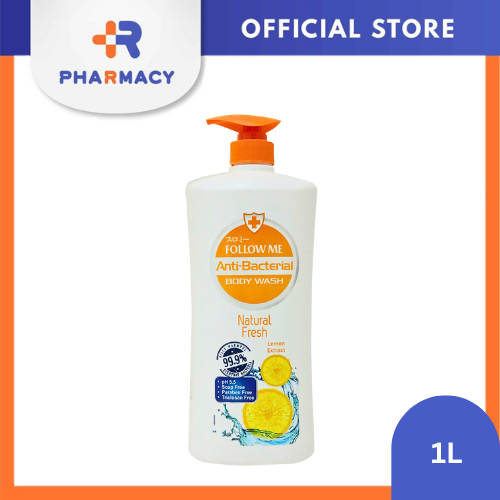 R Pharmacy | (JC) Follow Me Antibacterial Body Wash Natural Fresh 1L ... R Pharmacy | (JC) Follow Me Antibacterial Body Wash Natural Fresh 1L ...