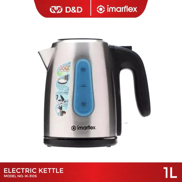 Imarflex IK-310S Electric Kettle with Strainless Steel Body, Fast ...