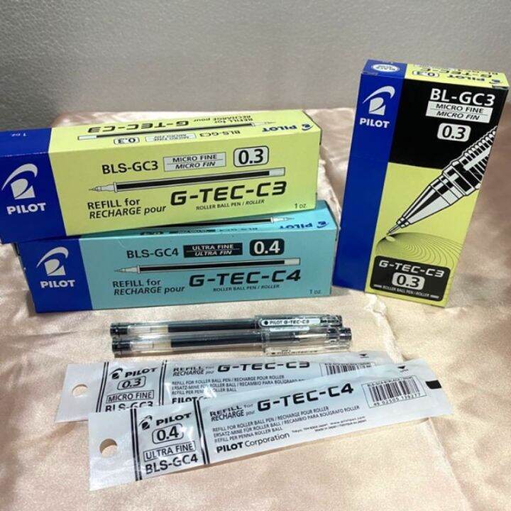 PILOT GTECH REFILL 0.3 and 0.4 black | Lazada PH