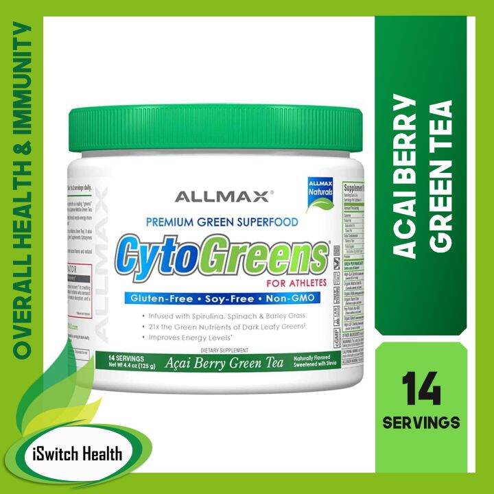 Allmax Nutrition Cytogreens Premium Green Superfoods - 14 Servings ...