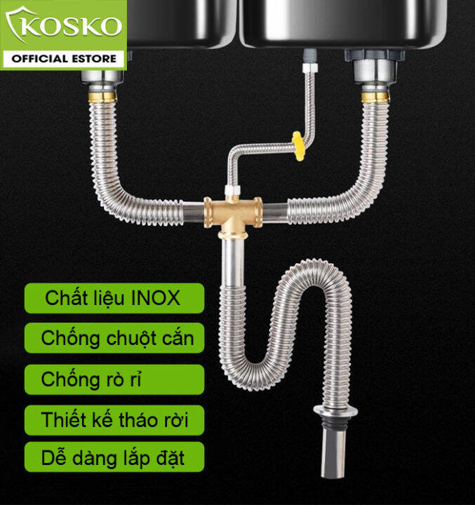 Xiphong Chậu Rửa Bát Inox Nhà Bếp Phụ Kiện Ống Xả Nước Bồn Rửa Chén Bồn ...