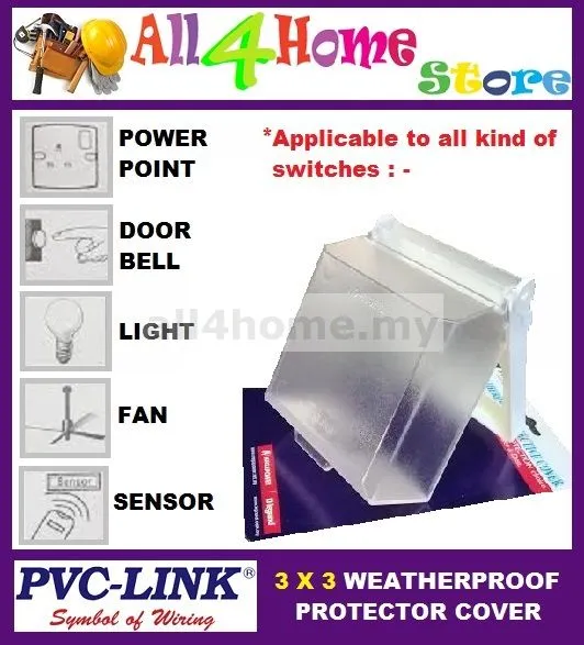 PVC LINK / BOSSMAN Outdoor Socket Enclosure / Weatherproof Protective ...