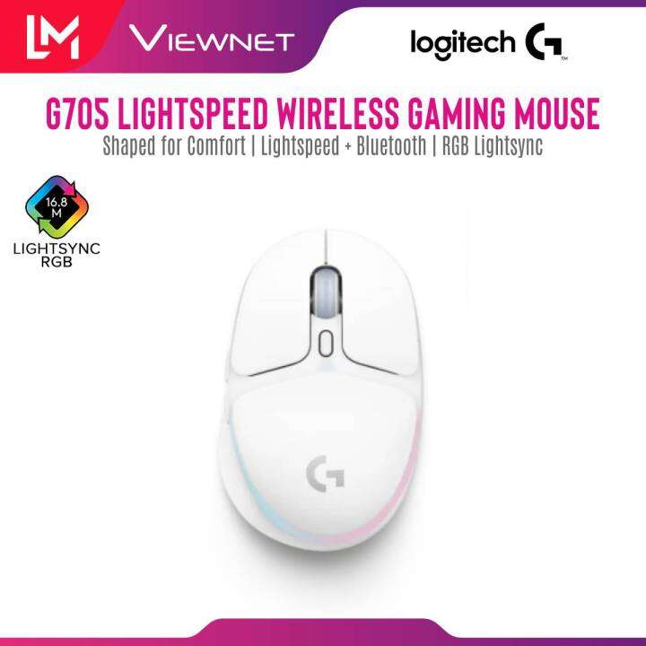 Logitech G705 Wireless Gaming Mouse, Customisable LIGHTSYNC RGB ...