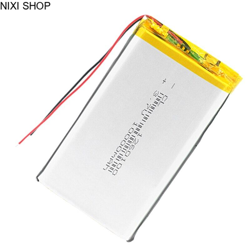 NIXI SHOP 3.7V 10000mAh Lipo Li-Po แบตเตอรี่ลิเธียม Batteria 1260100 ...