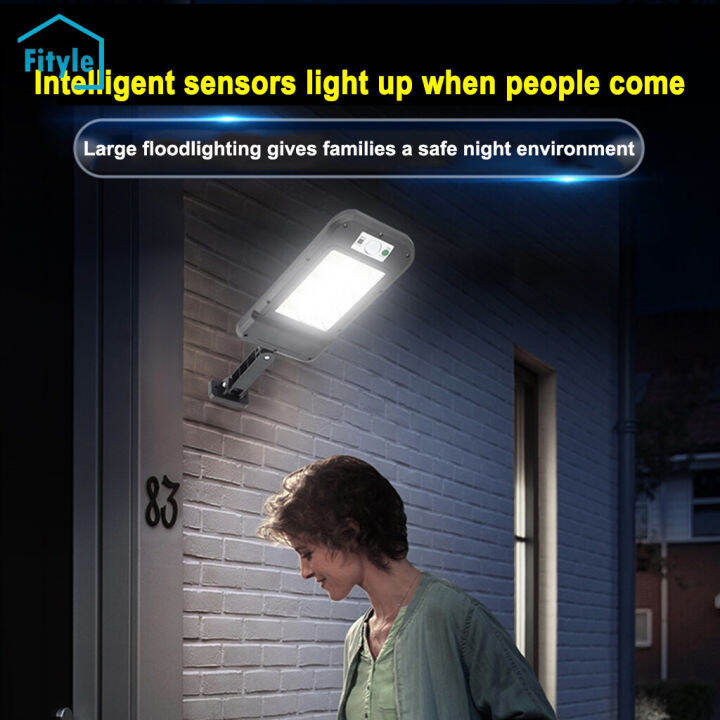 Fityle Solar Security Lights Motion Sensor Lights Flood Lights Outdoor ...