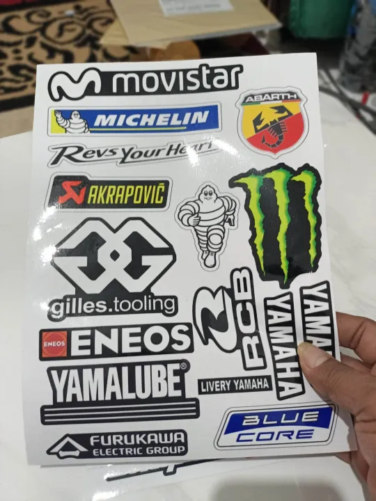 STIKER SPONSOR MOTOGP / STICKER PACK RACING MOTO GP | Lazada Indonesia