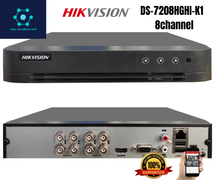 DVR for CCTV | HikVision 8 Channel DS-7208HGHI-K1 Turbo HD | Lazada PH