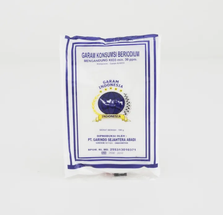 Garam Meja 3 Pcs - 100 gram Garam Dapur Halus Halal Garam Murni ...