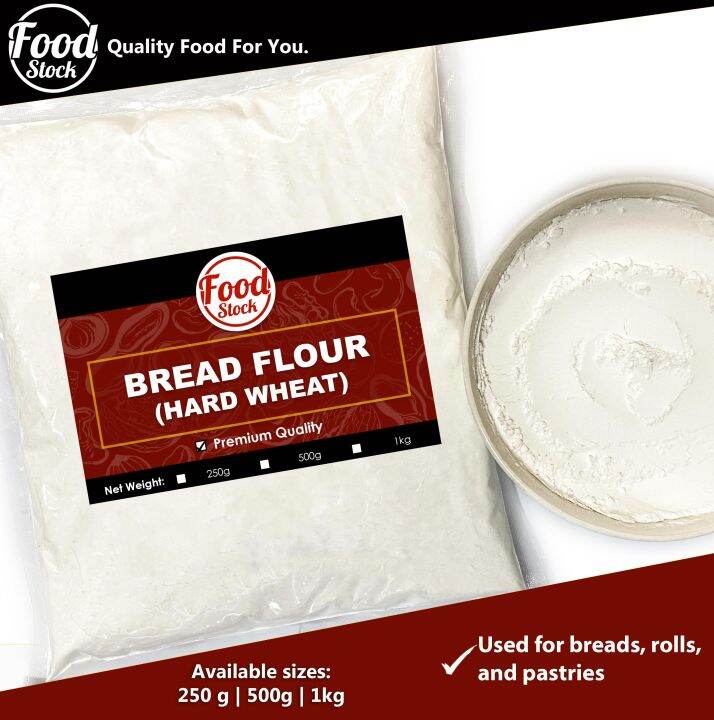 Food Stock Bread Flour - Hard Wheat (250g, 500g, 1kg) | Lazada PH