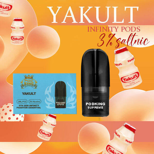 LEGIT POD KING SUPREME REL.X 5TH GEN INFINITY PHANTOM (YAKULT) SINGLE ...