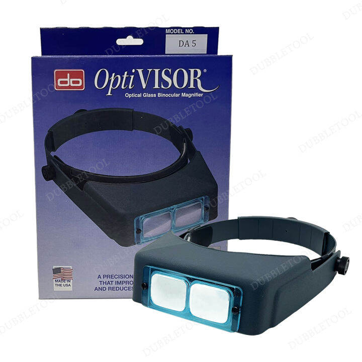 Dubbletool แว่นขยายสวมหัว รุ่น optiVISOR DA-5 เลนส์แก้ว แว่นขยายส่อง ...