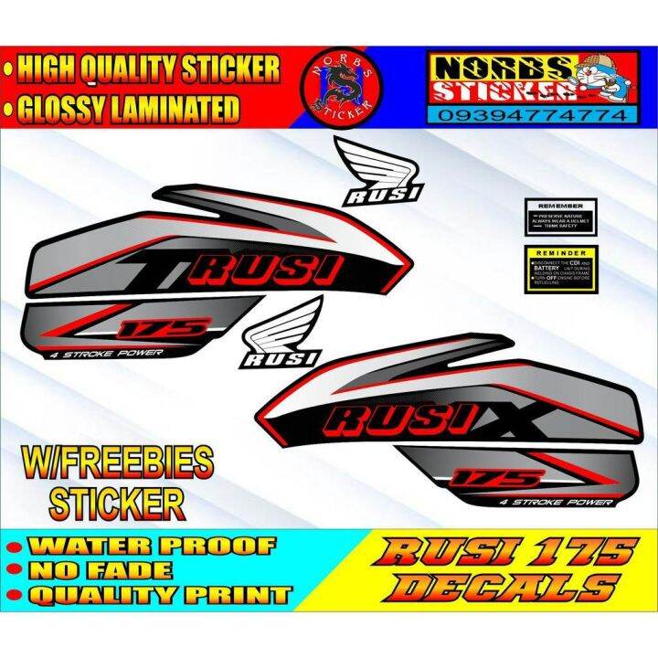 RUSI 175 DECALS STICKER | Lazada PH