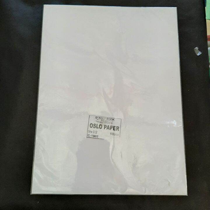 10pcs Oslo Paper size: 9x12 | Lazada PH