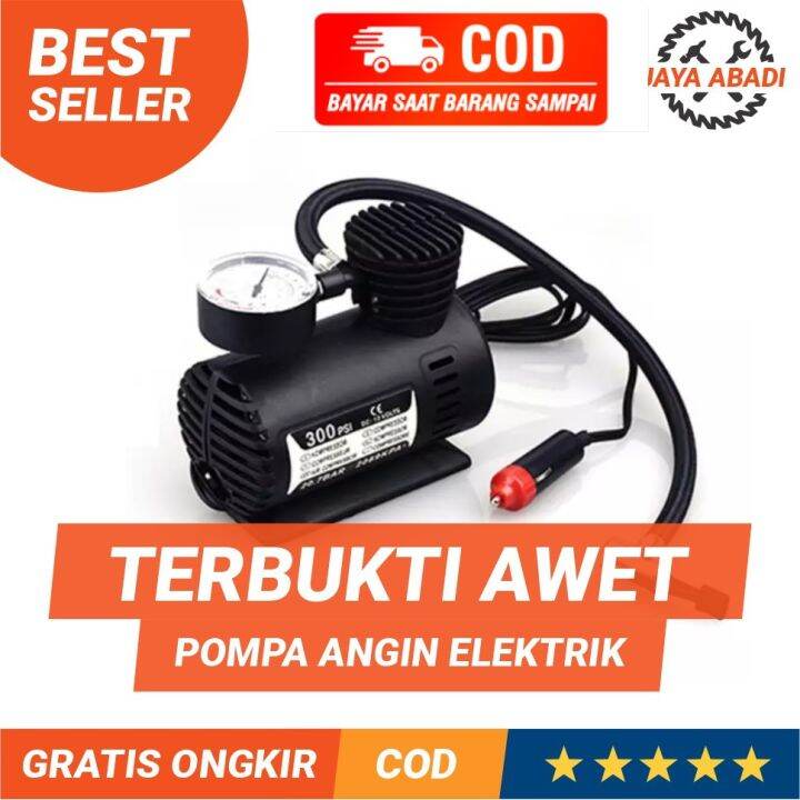 Compressor Mini Kompresor Angin Pompa Angin Ban Mobil Elektrik Listrik ...