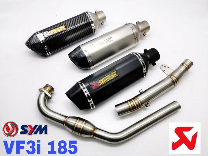 Arkapovic Exhaust SYM VF3i 185 Muffler Arka Carbon Motor Accessories ...