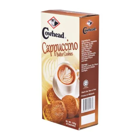 Cowhead Cappuccino Butter Cookies 150grams ( 9 sachets ) | Lazada PH