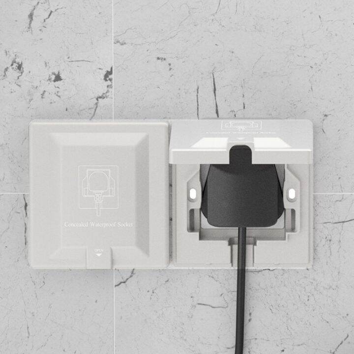 （Power Strips）1/10 PCS UK Hidden Wall Socket 13A Embedded Panel ...