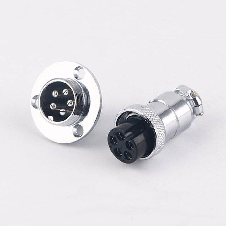 Aviation Connector Socket Plug Male Female Gx20 Gx20 Flange Aviation Connector - Connectors ...