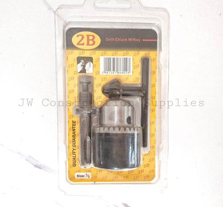 2B Drill Chuck with Key 1/2" (13mm) | Lazada PH