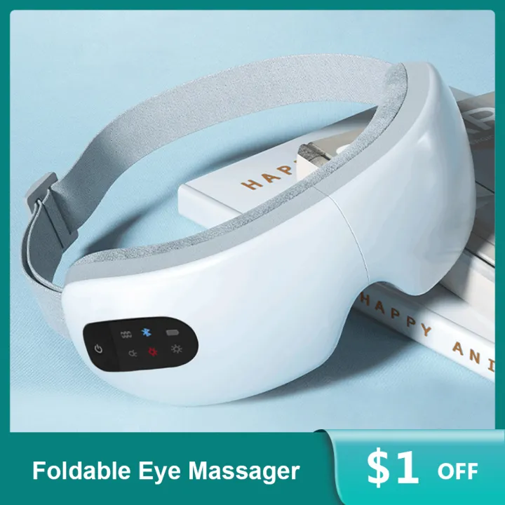 USB Recharged Foldable Smart Eye Massager Electric Eye Protector 4 ...