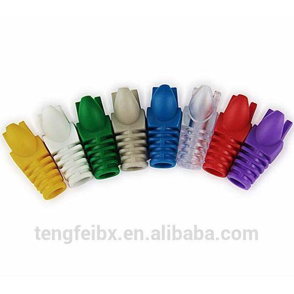【COD】 Network rj45 rubber pvc modular cap cable boot for cat5e cat6 lan ...