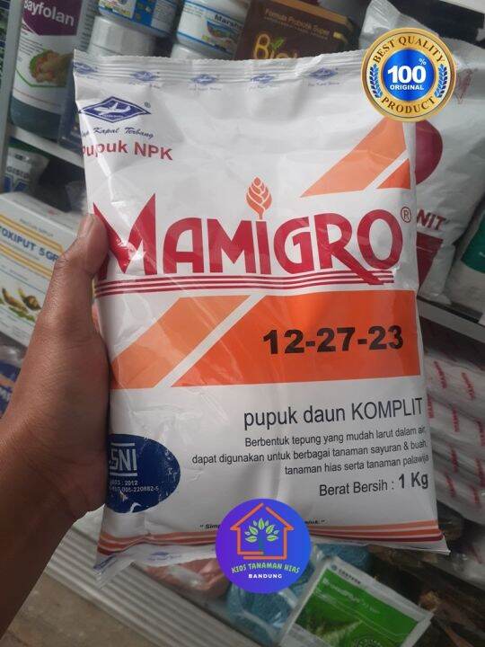 Mamigro 12 27 23 Pupuk NPK Daun Dan Buah 1 kg Original / 500 Gram ...