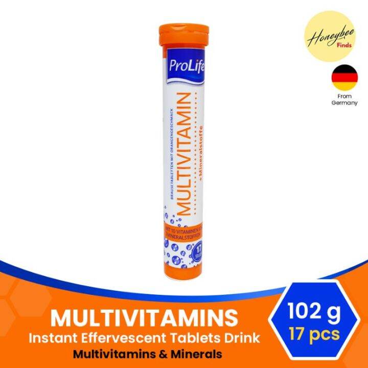 ♛ProLife Multivitamins and Minerals Instant Effervescent Tablets Drink ...