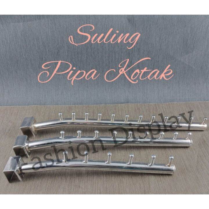 Hanger Pipa Kotak Suling Pipa Kotak Gantungan Baju Display Toko ...